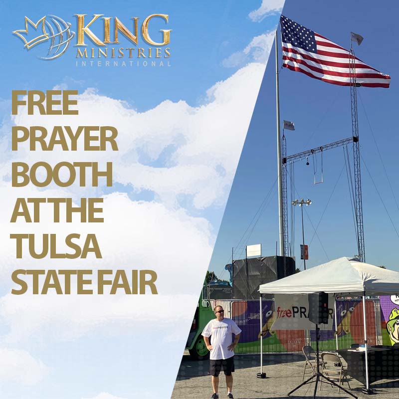 Free Prayer Booth at the Tulsa State Fair | Daniel King & Joshua Wagner