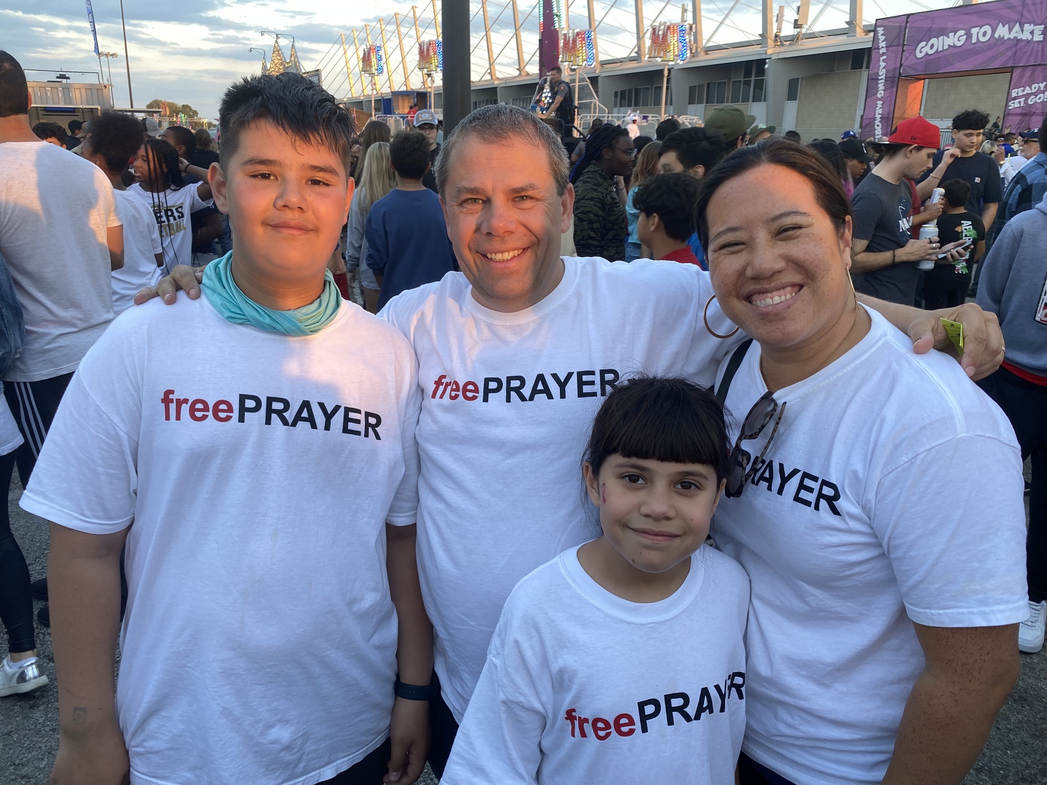 Free Prayer Booth at the Tulsa State Fair