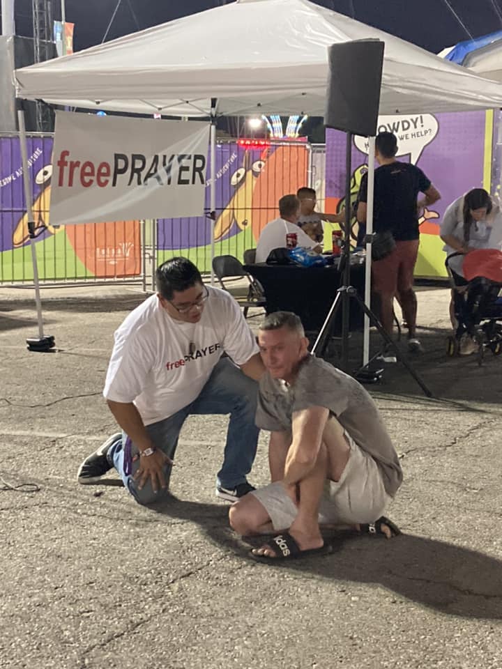 Free Prayer Booth at the Tulsa State Fair